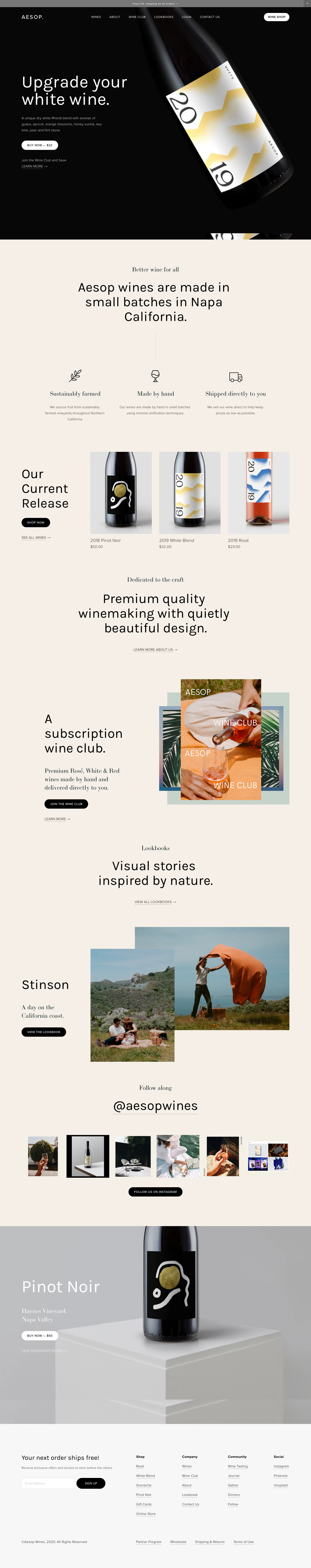The Best Squarespace Landing Page Design Inspiration & Examples ...