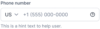 Figma Phone Number Components | Figcomponents