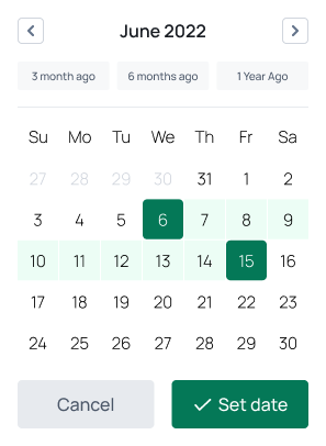 Figma Calendar Components | Figcomponents