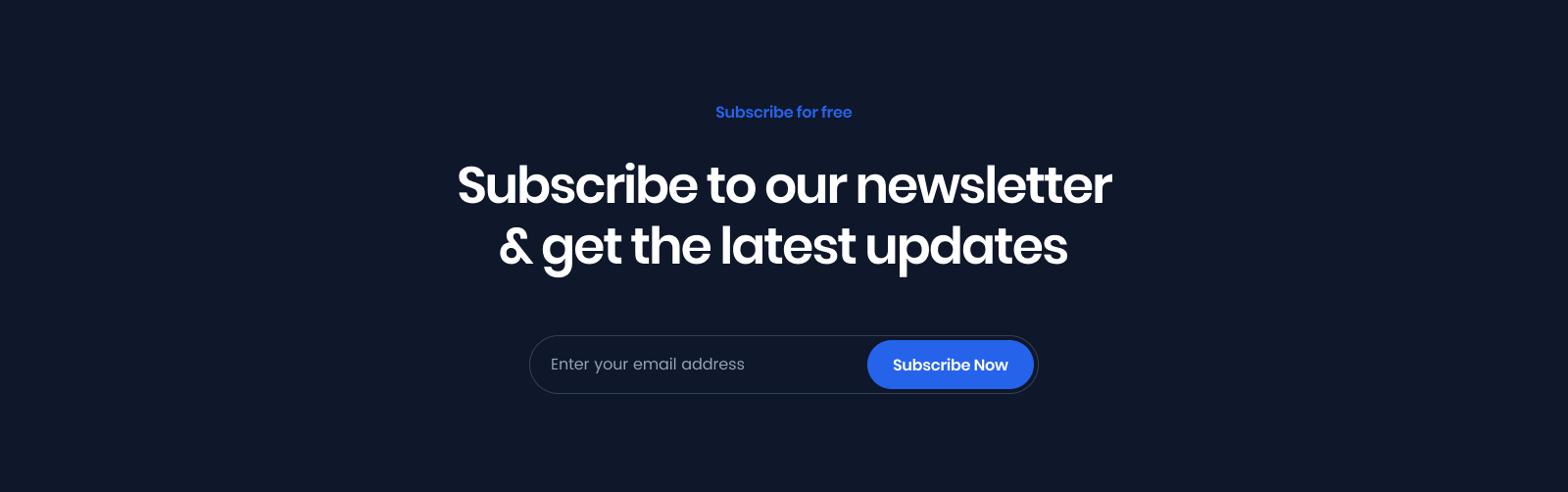 Figma Newsletter Components | Figcomponents