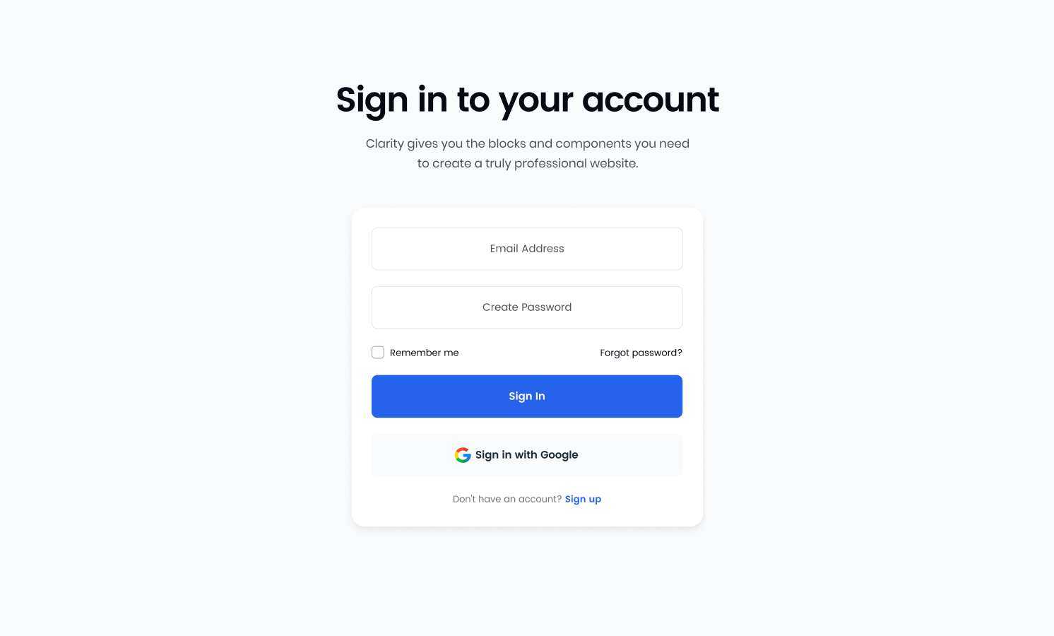 Figma Auth Components | Figcomponents