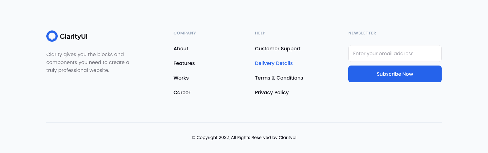 Figma Footer Components | Figcomponents